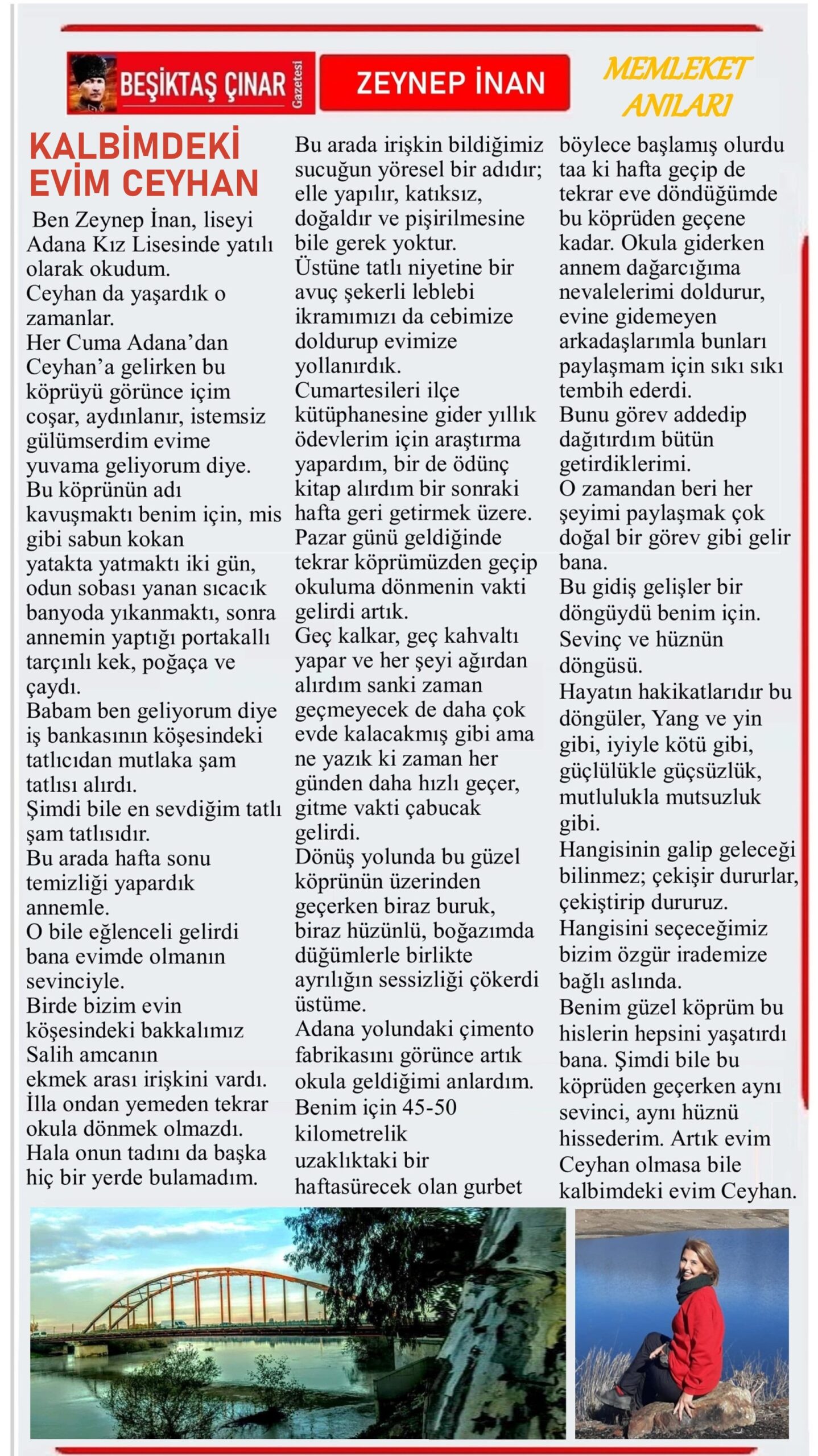 Kalbimdeki Evim Ceyhan, Zeynep İnan, Memleket Anıları ile Beşiktaş ...